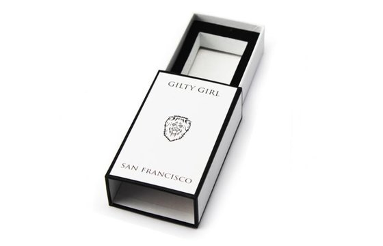 Drawer Type Cardboard Gift Boxes With Customized Shaped Foam Insert