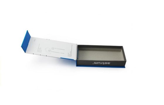 Hanging Type Earphone Gift Boxes With Custom Magnet For Clossure