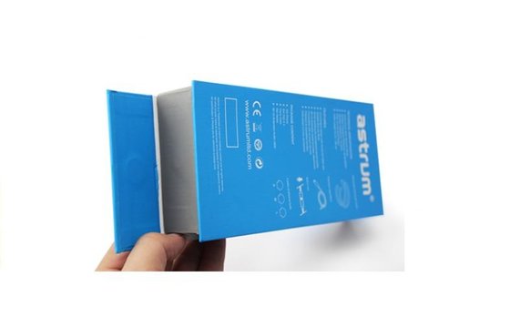 Hanging Type Earphone Gift Boxes With Custom Magnet For Clossure