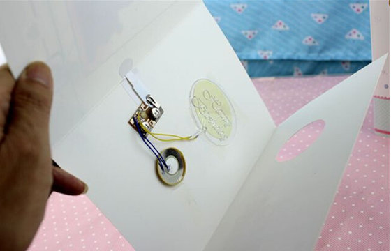 Custom Paper Birthday Gift Card Music Card With Happy Birthday Song