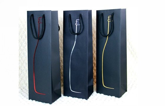 Jute Wine Christmas Wine Bags Wine Carrying Bag Foldable Fashion