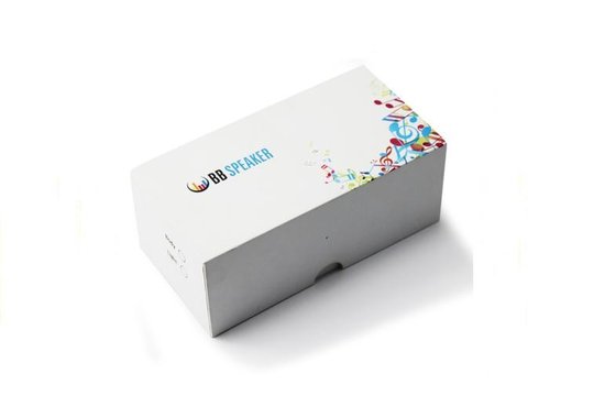 4 Color Printing BB Speaker Gift Packaging Boxes With Lid Base