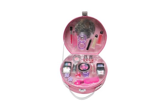 Round Shape Cardboard Gift Boxes Cosmetic Packaging With Handle