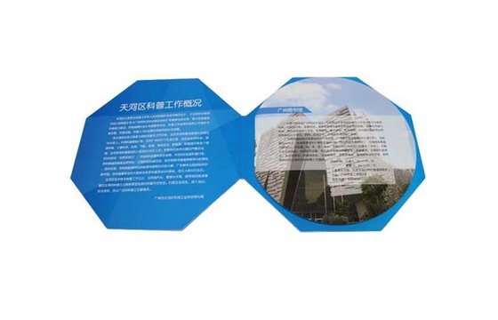 4C Magic Octagon Printing Box Packaging Thick Paper Map Surface Glossy Lamination