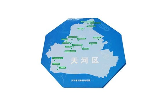 4C Magic Octagon Printing Box Packaging Thick Paper Map Surface Glossy Lamination