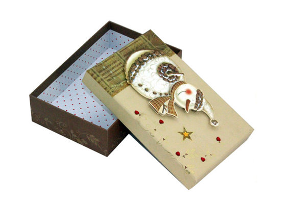 Christmas Gift Box Santa Claus Pasted Cardboard Gift Box For Christmas