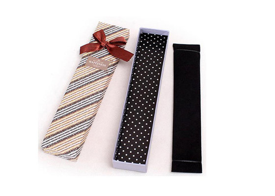 Jewelry Necklace Box Matt lamination Foam Insert Rectangular Necklace Box