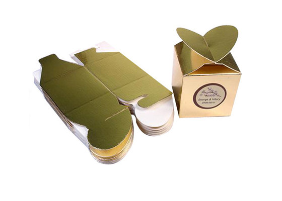 Small Recycled Cardboard Gift Boxes , Glossy Lamination Art Paper Auto-lock Box