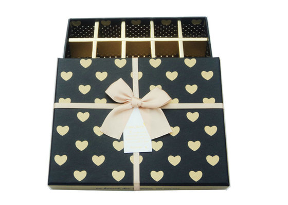 exquisite ecofriendly chocolate Recycled Cardboard Gift Boxes with insert