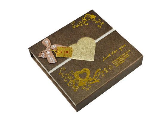 hot stamping Recycled Cardboard Gift Boxes with plastic tray insert