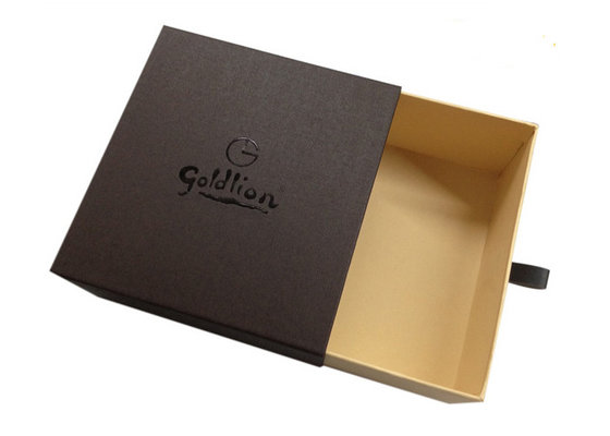 leather belt Recycled Cardboard Gift Boxes , drawer gift box