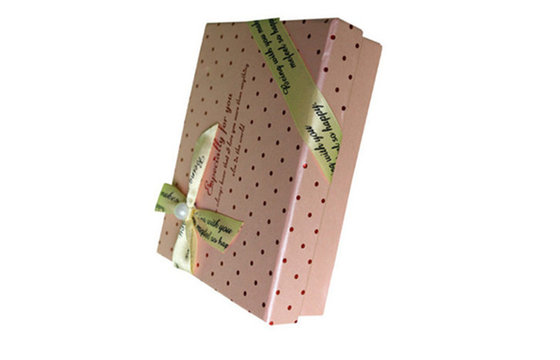 Pink Elegant Recycled Cardboard Gift Boxes for Chocolate Packaging
