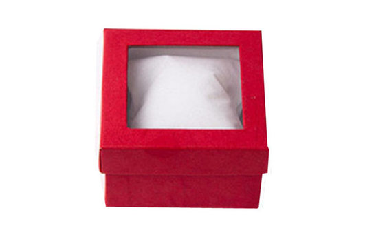 Eco - Friendly Watch Packaging Gift Boxes with Clear Plastic Window