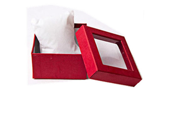 Eco - Friendly Watch Packaging Gift Boxes with Clear Plastic Window
