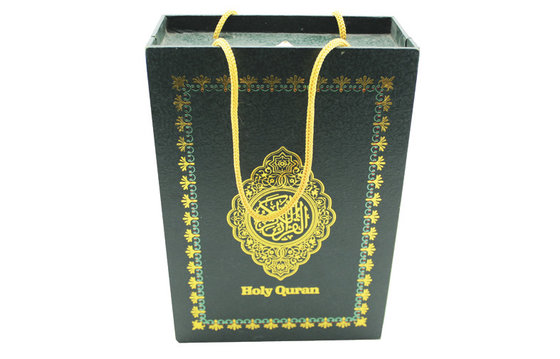 Professional Gold Stamping Luxurious Cardboard Wine Gift Boxes With Rope Handle