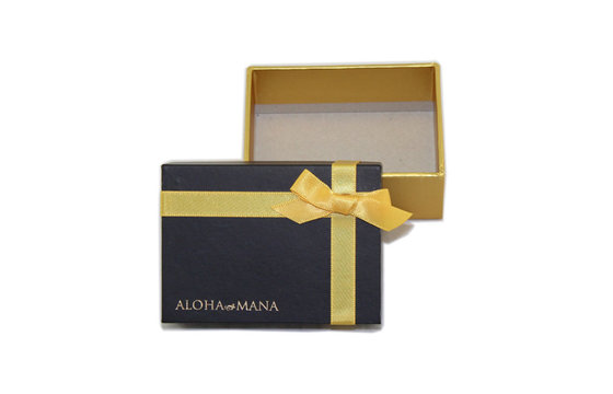 Recycled Cardboard Jewelry Gift Boxes Packaging With Ribbon Crossed
