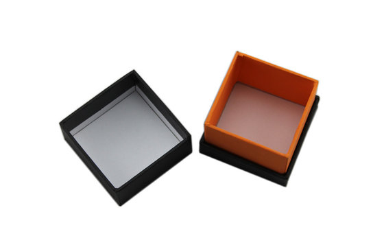 Black Square Cardboard Bracelet Gift Box For Luxury Jewelry Packaging