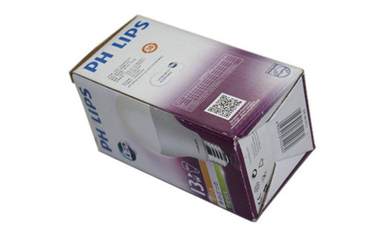 Professional Grey Card Paper / Corrugated Paper LED Bulb Packaging Boxes
