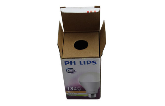Professional Grey Card Paper / Corrugated Paper LED Bulb Packaging Boxes