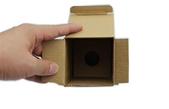 Professional Grey Card Paper / Corrugated Paper LED Bulb Packaging Boxes