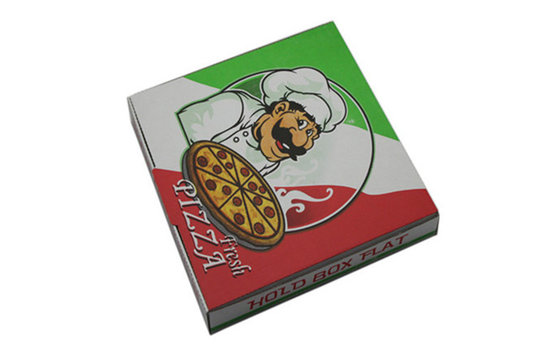 14 Inch Round Pizza Box / Craft Paper Boxes Eco - Friendly With Offset Printing