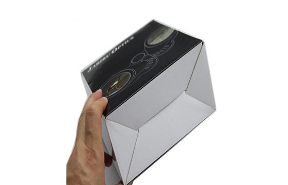 Grey Recycled Corrugated Paper Packaging Boxes For Electronic Products