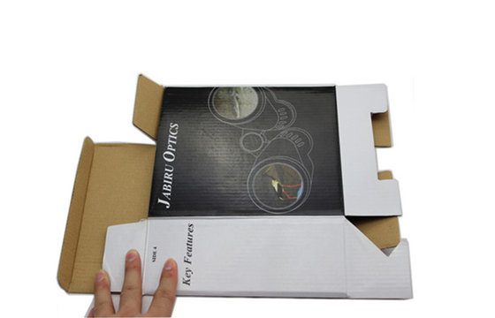 Grey Recycled Corrugated Paper Packaging Boxes For Electronic Products