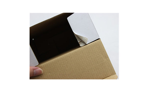 Grey Recycled Corrugated Paper Packaging Boxes For Electronic Products