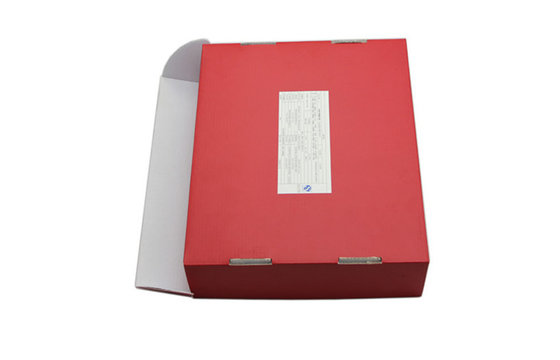 Food Red Corrugated Paper Packaging Boxes For Mooncake Packaging
