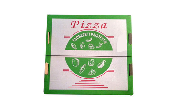 ISO9001 Approved Paper Packaging Boxes , Custom Printed Pizza Boxes With Logo