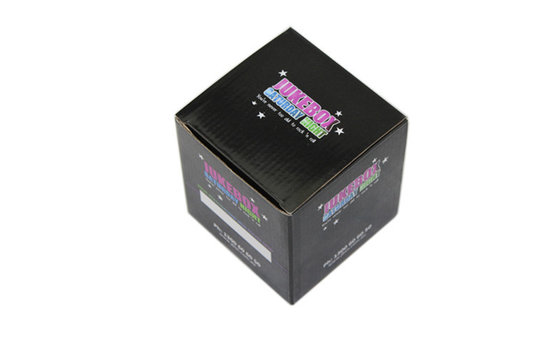 Black Paper Gift Box / Corrugated Print Packaging Boxes For Electronics