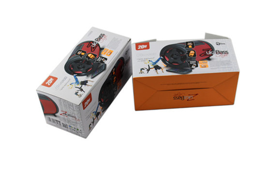Corrugated Recycled Printing Box Packaging UV Coating , Craft Paper Boxes