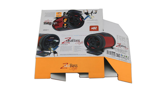 Corrugated Recycled Printing Box Packaging UV Coating , Craft Paper Boxes