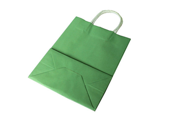 Eco-friendly kraft Colored Paper Bags With Handles For Clothing