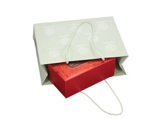 Luxury Colored Paper Bags With Handles ,  Shopping Bag