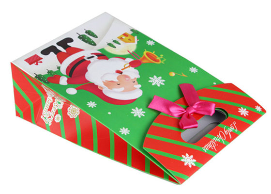 Paper Gift Bags With Handles , Bag Gift Packing For Christmas Day