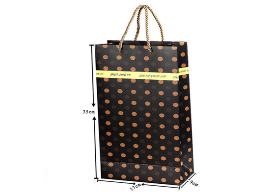 Party Wine Champagne Bottle Gift Paper Gift Bags With Handles