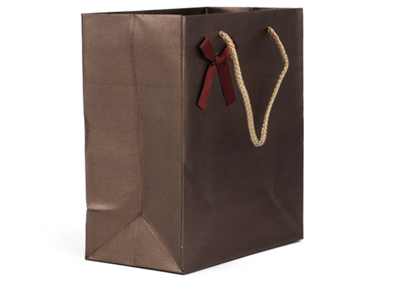 Paper Carrier Bags Brown Kraft SOS Takeaway Food Lunch Party With Handles