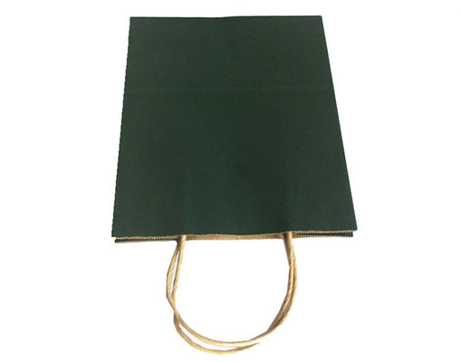 New Designed 120gsm Luxury kraft Paper Bag With Twisted Handles And Logo Printing