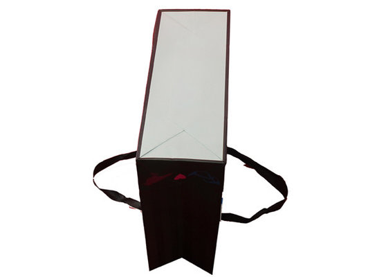 Paper Retail Shopping Bags Art Paper Handmade Gift Bags With Ribbon Handles