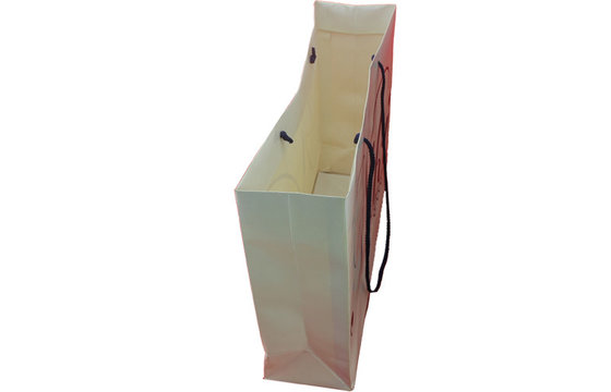 Glossy lamination black logo shoes packing store bags