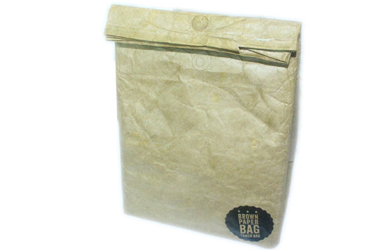 Environmental Velcro Close Food Grade Varnish Kraft Paper Bags
