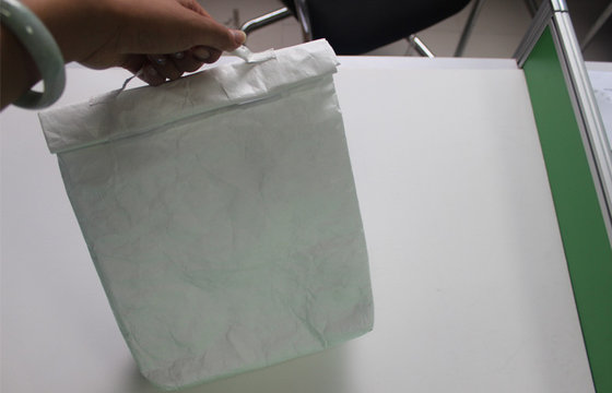 Environmental Velcro Close Food Grade Varnish Kraft Paper Bags
