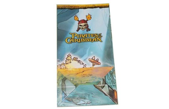 Samll Cartoon Printed Paper Gift Bags With Handles Packing Holiday Candy
