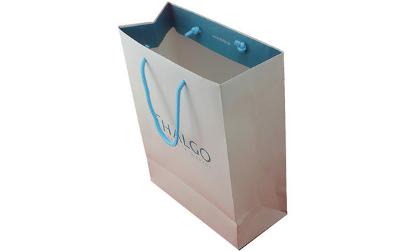 Fashion Biodegradeble Matte Laminated Colorful Paper Bags With Handles