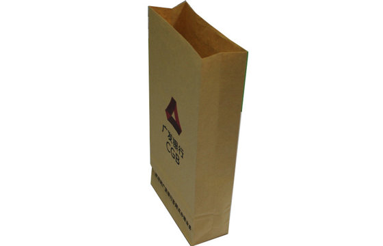 Recyclable Rectangle craft Paper packaging Bags for files / notebook