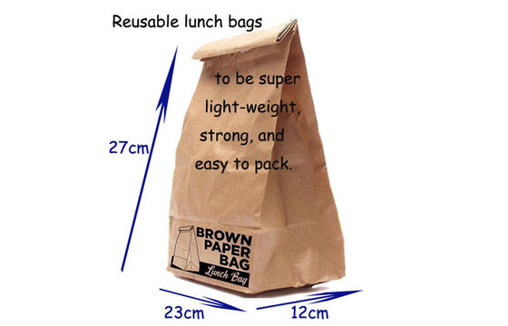 Environmental Collapsible Tyvek Paper Personalized Insulated Lunch Bags For Kids