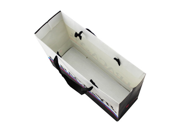 Decorative Paper Gift Bags With Handles , Kraft Paper Shopping Bags For Packing