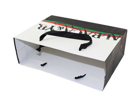 Decorative Paper Gift Bags With Handles , Kraft Paper Shopping Bags For Packing