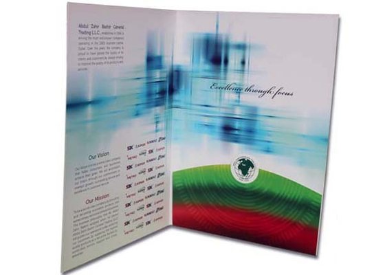 Carboard Paper File Folder / decorative custom business folders , 305x220mm